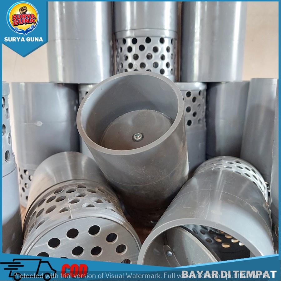 Jual Tusen klep pvc pompa air ANTI bocor ukuran 4 INCH | Shopee Indonesia