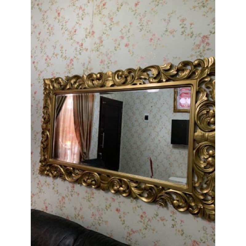 Jual Bingkai atau Frame atau Pigura Cermin Kotak Ukir Waru Panjang 150 ...