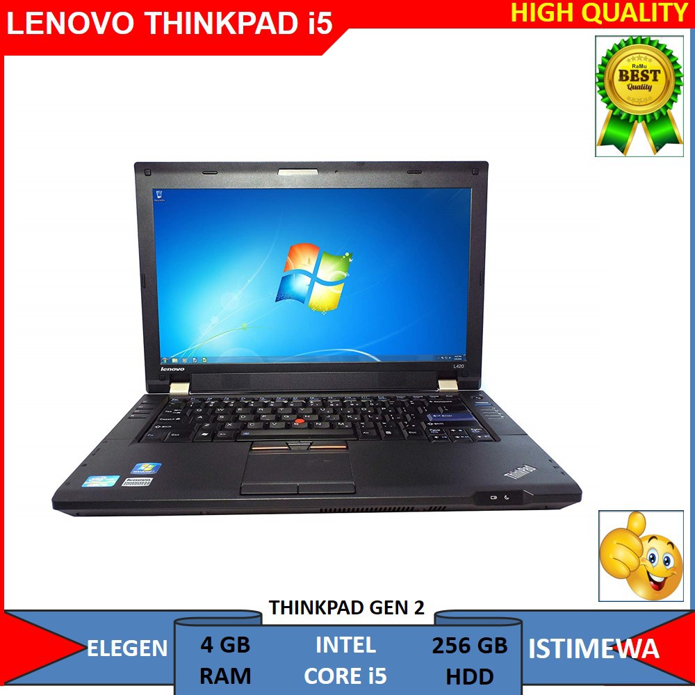 Jual LAPTOP LENOVO THINKPAD INTEL CORE i5 GEN 2, NOTEBOOK PROPREMER ...