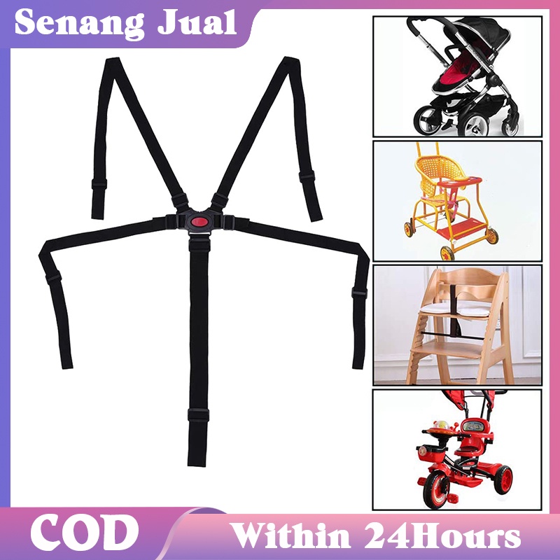 Jual Sabuk Pengaman Bayi Universal 5 Titik Seat Belt Untuk High Chair ...