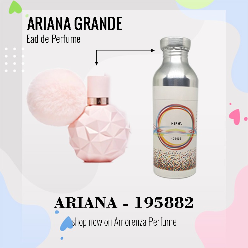 Jual Bibit Parfum Murni ARIANA GRANDE - ARIANA Nica Fragrance 250 ml Segel Pabrik | Shopee Indonesia