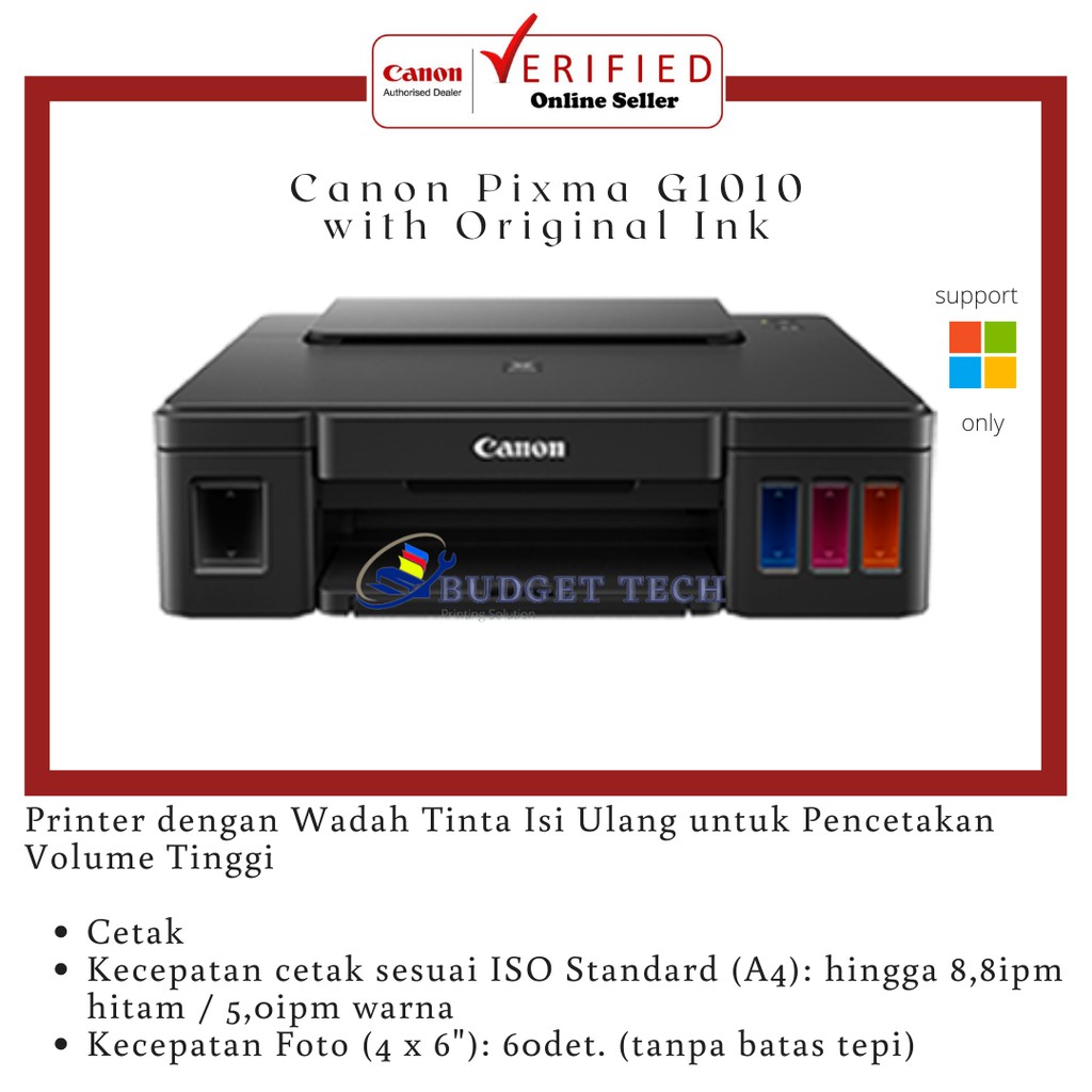Jual Printer Canon G1010 Terlengkap & Harga Terbaru Mei 2026 | Shopee ...