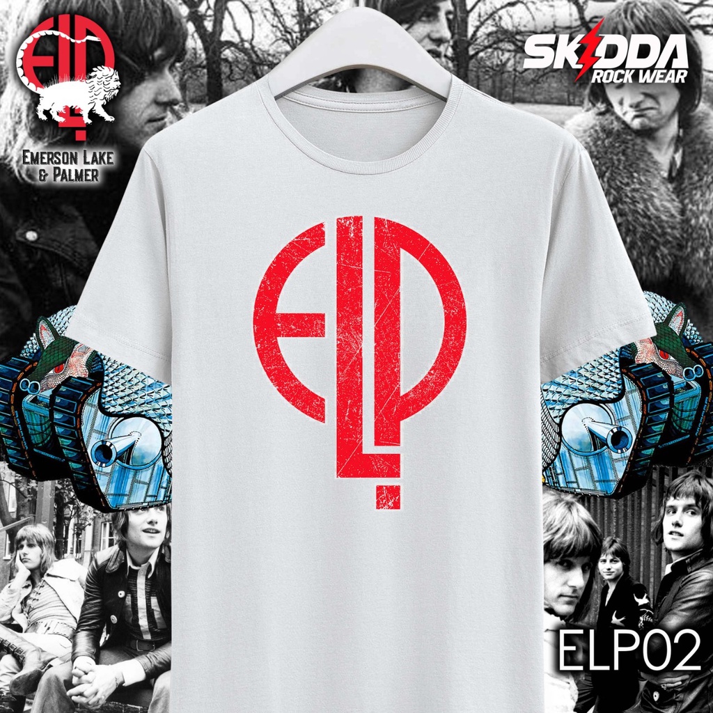 Jual T Shirt Kaos Band Rock EMERSON LAKE PALMER ELP - ELP 02 - Premium Cotton Combed 24S ...
