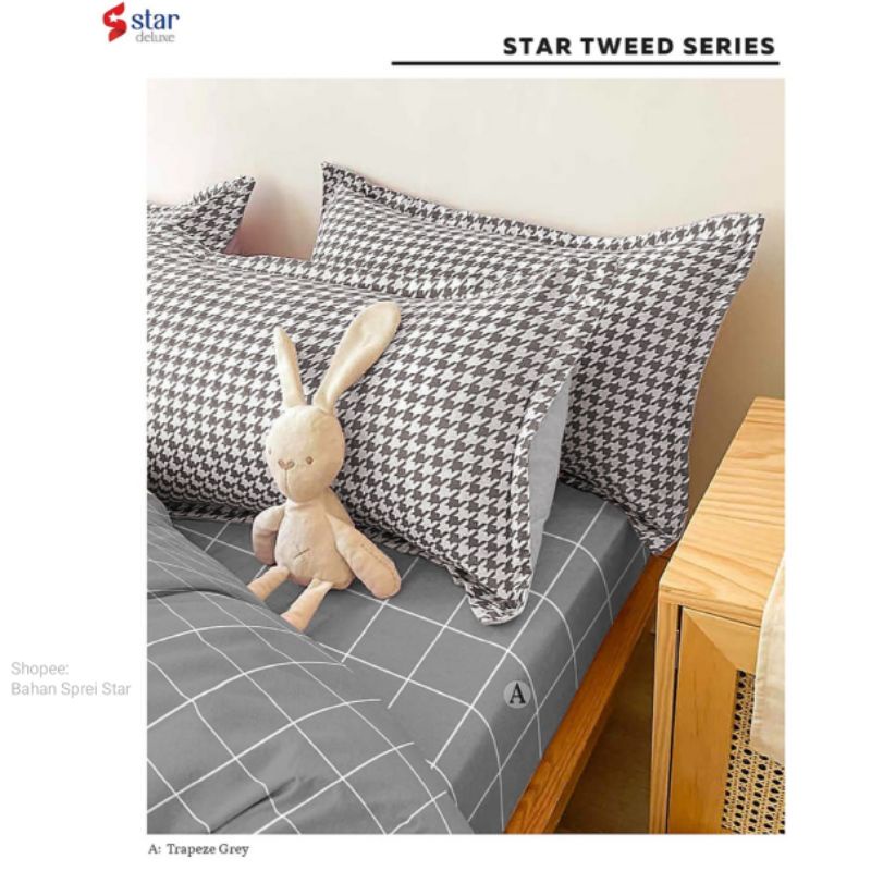 Jual Bahan Kain Sprei Star - Tweed Series | Shopee Indonesia
