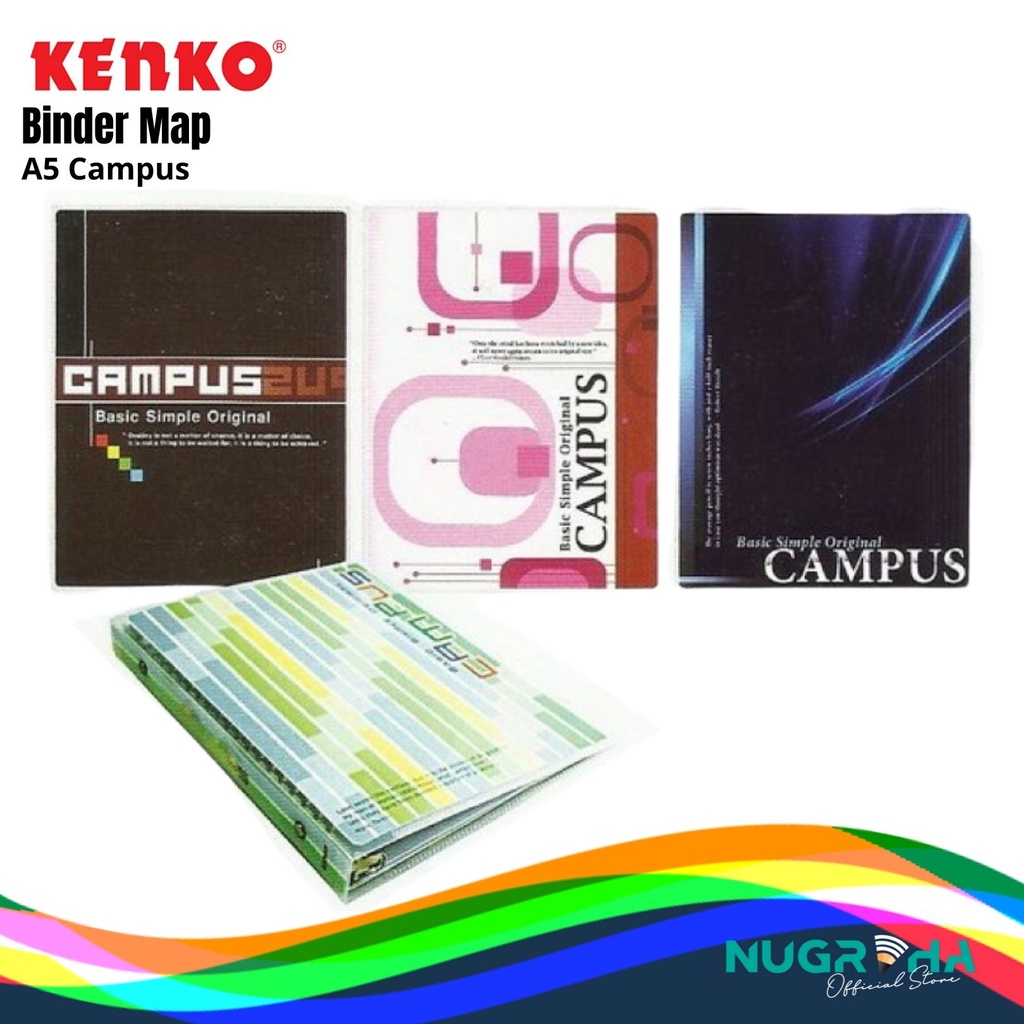 Jual BINDER MAP KENKO A5 CAMPUS | Shopee Indonesia
