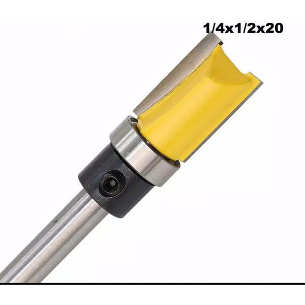 Jual mata router Flush Trim Bottom Bearing 1 4x1 2x20mm | Shopee Indonesia