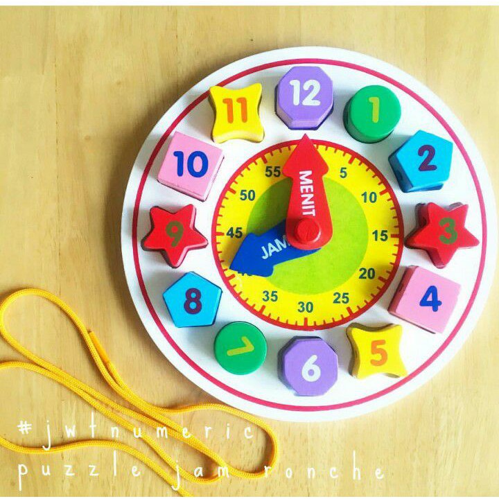 Jual Nobie Jam Ronche (mainan kayu edukasi) | Shopee Indonesia