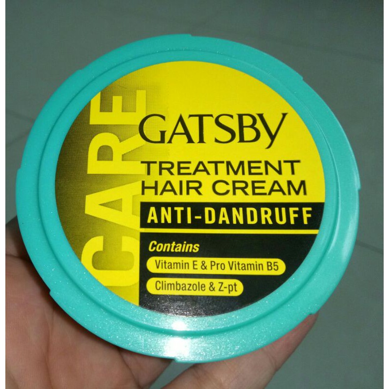 Jual Gatsby treatment hair cream anti dandruff 70g | Shopee Indonesia