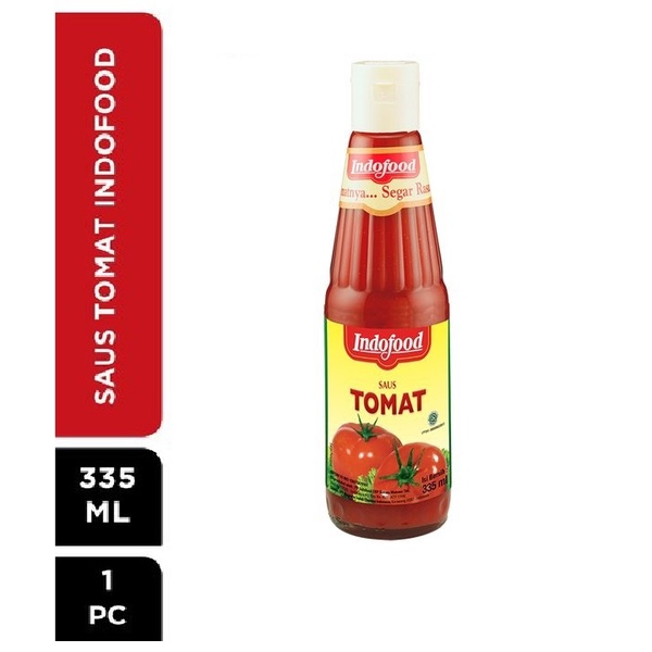 Jual Indofood Saus Tomat Botol Kaca 335 ml (Cek Deskripsi) | Shopee ...