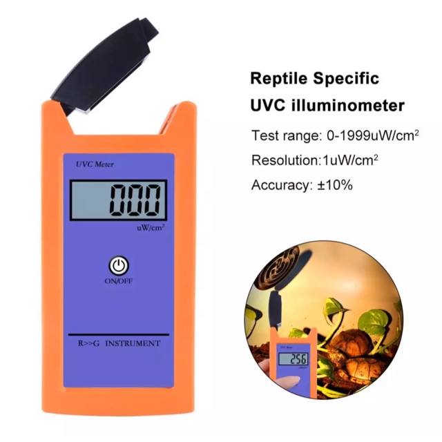 Jual RGM-UVC Reptile with Ultraviolet Radiation Meter Ultraviolet ...
