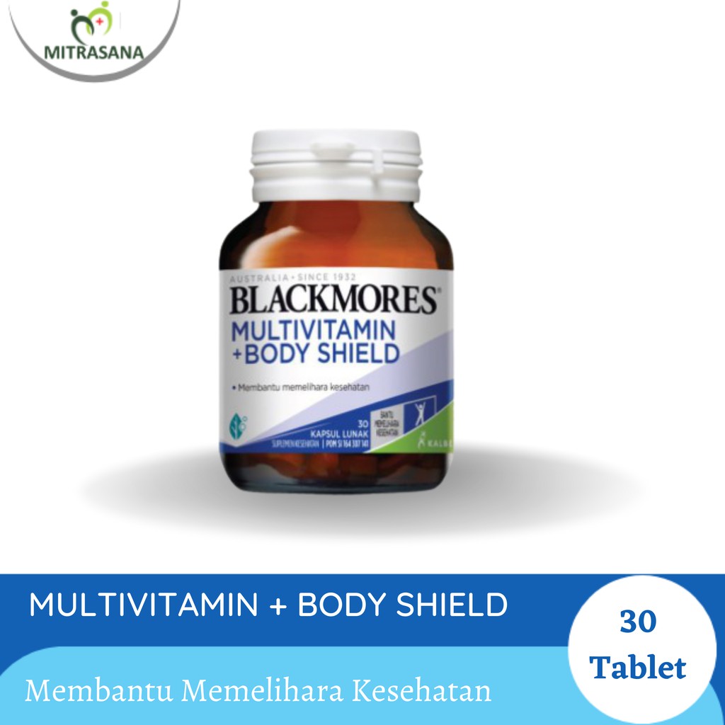 Jual Blackmores Multivitamin + Body Shield 30 Tablet | Shopee Indonesia