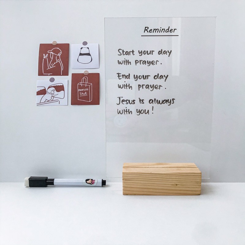 Jual ACRYLIC PLANNER - DESK EDITION | Reminder | Shopee Indonesia