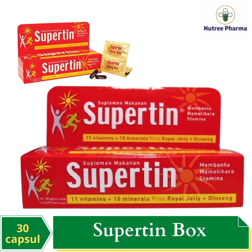 Jual Supertin Multivitamin Isi 30 kapsul | Shopee Indonesia