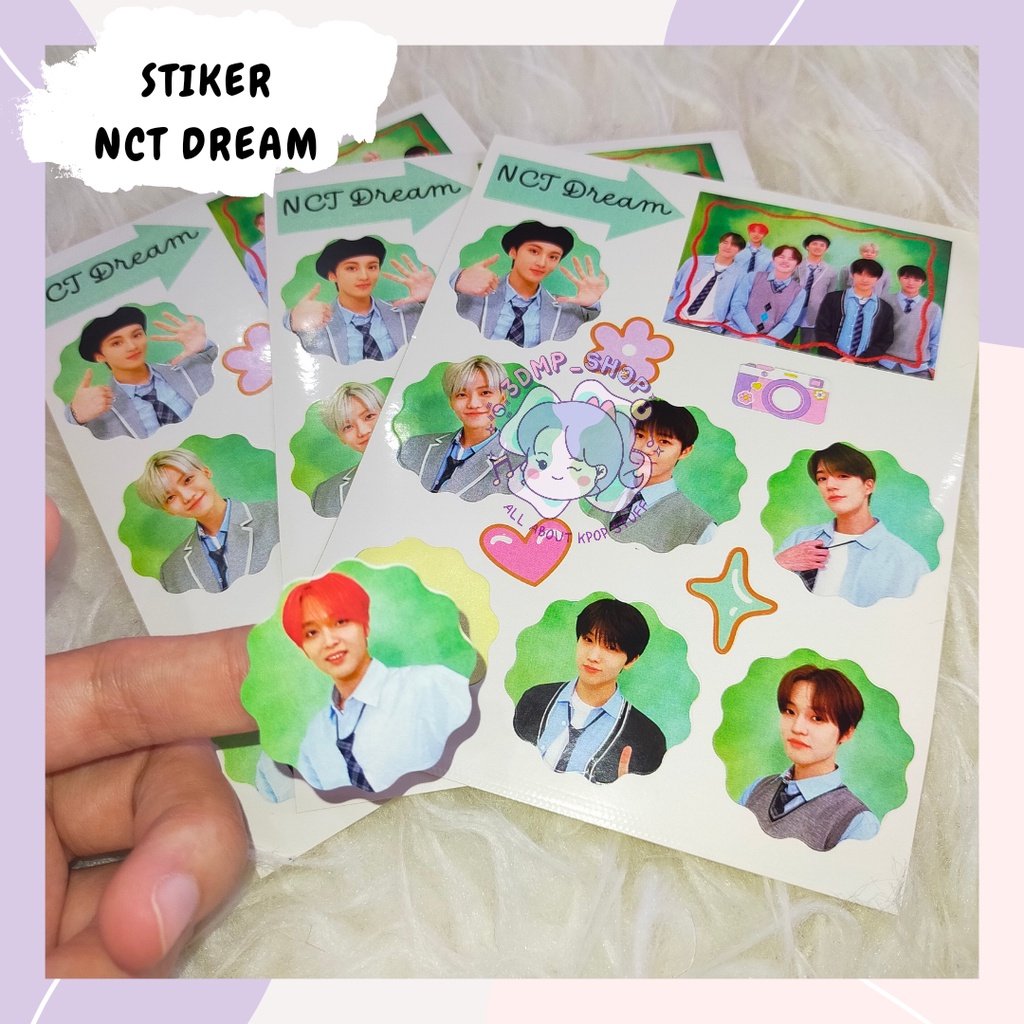 Jual Stiker nct dream 6th anniversary melodies renjun mark chenle ...