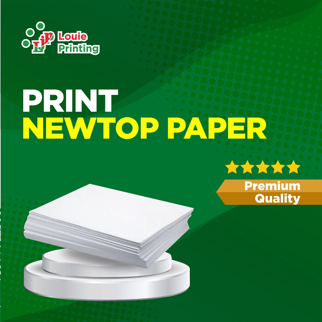 Jual Louie Printing Cetak Kertas Newtop A3+ Custom | Shopee Indonesia