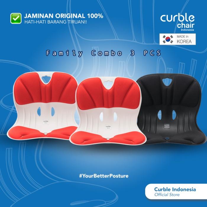 Jual Curble Chair / Sandaran Kursi Penyangga Punggung Red 2Pcs + Black 1Pcs | Shopee Indonesia