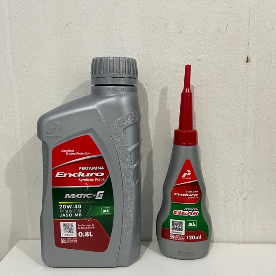 Jual Paket Ganti Oli Motor Matic Enduro Matic G 800ml + Oli Gear Enduro ...