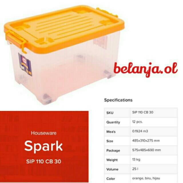 Jual Box container shinpo 30 liter | Shopee Indonesia