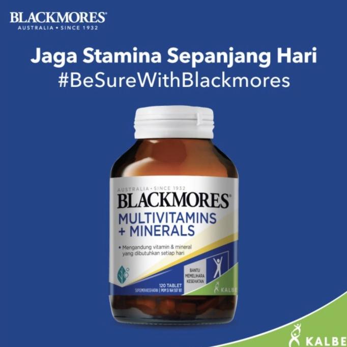 Jual Blackmores Multivitamin & Minerals Isi 120 Tablet BPOM | Shopee Indonesia