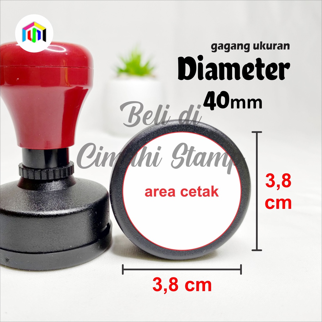 Jual Cetak Stempel Flash Bulat Custom - GRATIS TINTA ISI ULANG | Shopee ...