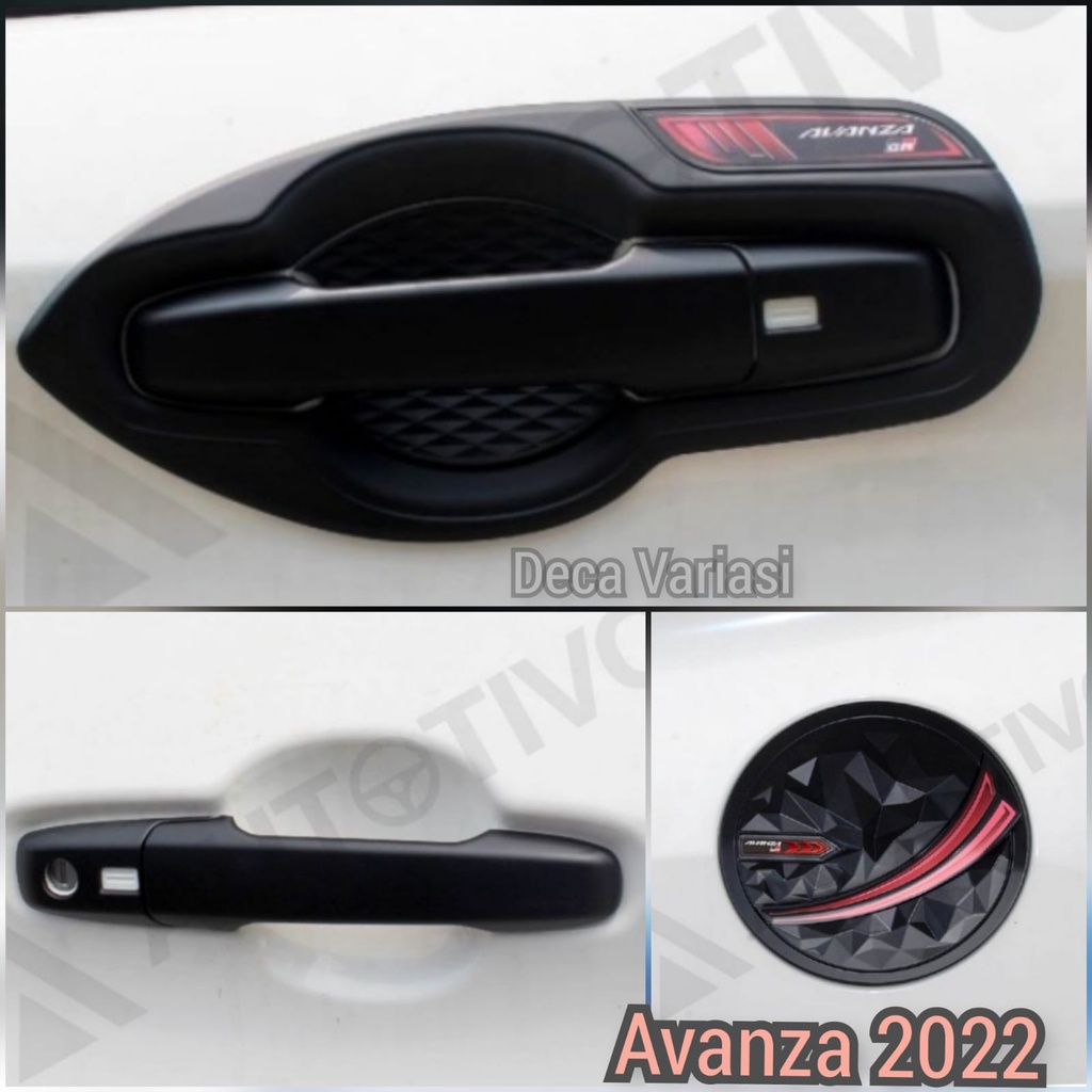 Jual Paket Outer Cover Handle Pegangan Pintu Tank Cover All New Avanza 2022 | Shopee Indonesia