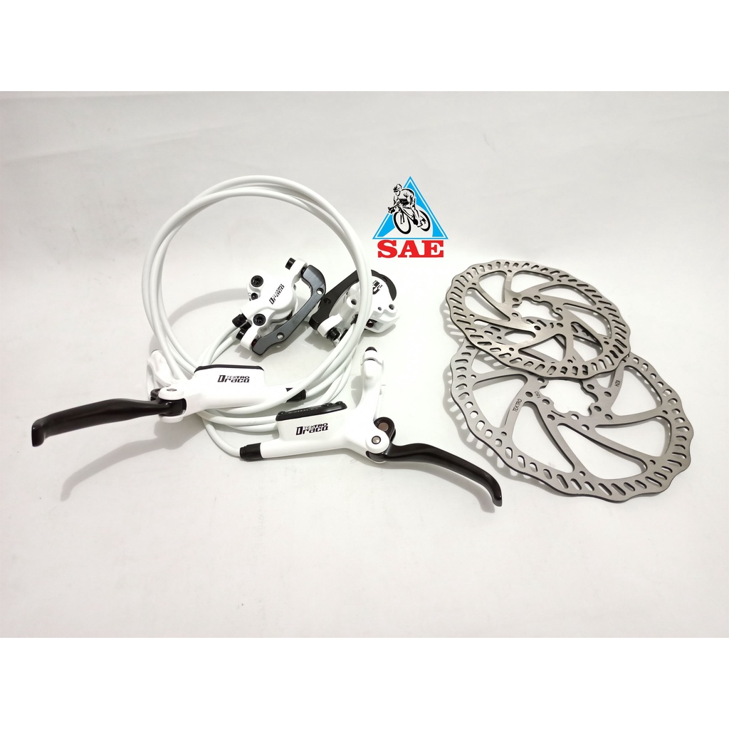 Jual BRAKE SET HYDRAULIC TEKTRO DRACO TWIN PISTON WITH ADAPTOR & ROTOR ...