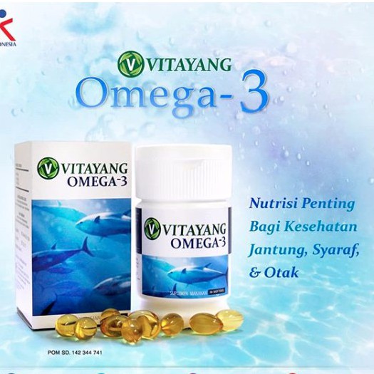Jual Vitayang Omega 3 (1botol isi 30 Softgel) | Shopee Indonesia