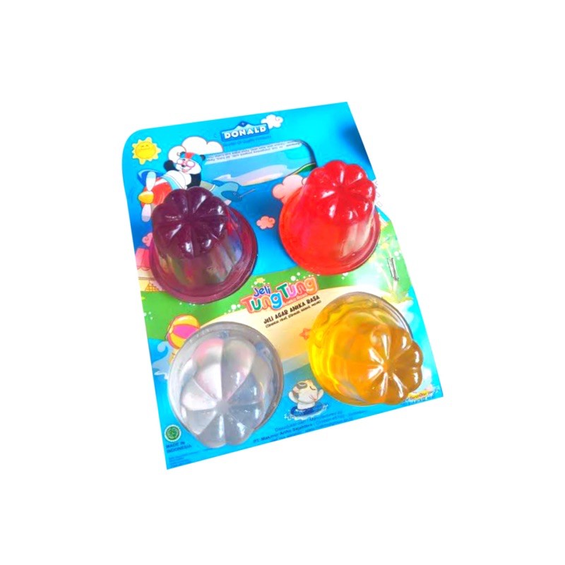 Jual PUDDING JELLY DONALD ES TUNG LAYER ISI 4 CUP | Shopee Indonesia