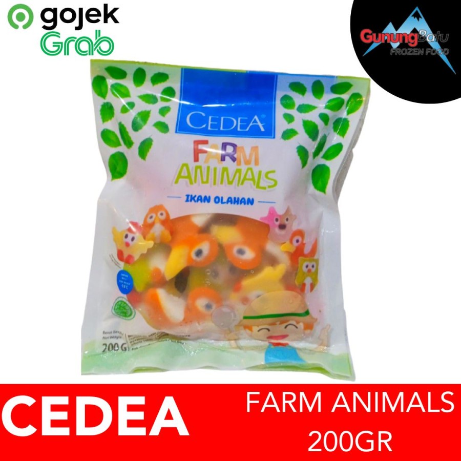 Jual CEDEA FARM ANIMALS 200GR OLAHAN IKAN BERBENTUK KARAKTER HEWAN LUCU ...