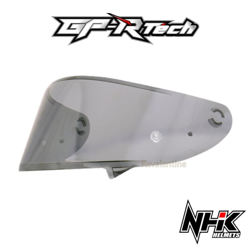 Jual Visor NHK GPR Tech Flat Light Smoke | Kaca helm full face GP R ori ...