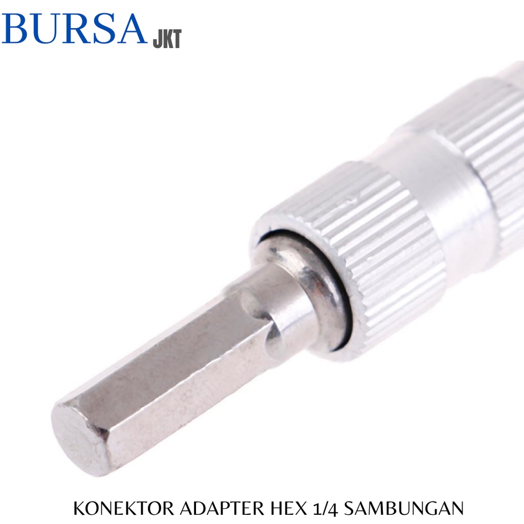 Jual KUNCI HEX KONEKTOR SAMBUNGAN ADAPTER SOCK BOR 4 CM | Shopee Indonesia