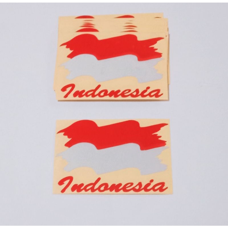 Jual STICKER BENDERA INDONESIA Stiker Bendera CUTTING | Shopee Indonesia