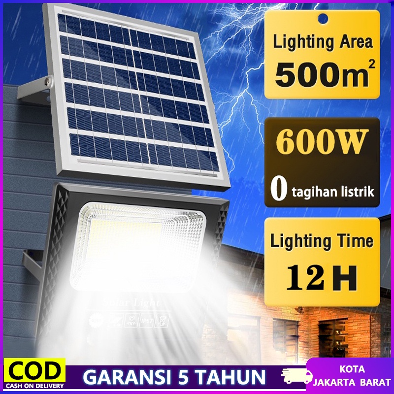 Jual solar cell lampu IP67 tahan air lampu tenaga surya otomatis ...