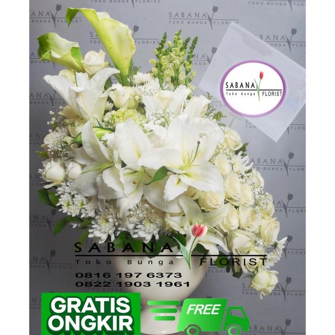 Jual Bunga Rangkaian / Buket Meja / Bunga Vas / Bunga Fresh / Bouquet ...