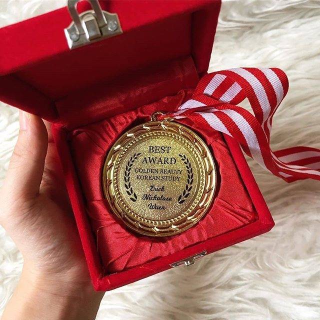 Jual PAKET BUNDLING CUSTOM ( MEDALI LOGAM 1 SISI + BOX ) HADIAH AWARDS ...
