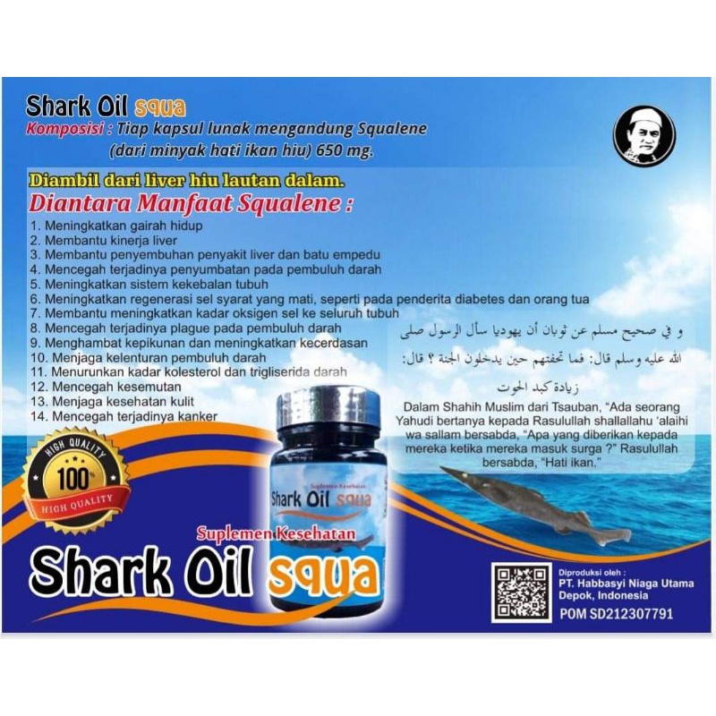 Jual Omega 3, shark oil squa hpa / minyak ikan hpa | Shopee Indonesia