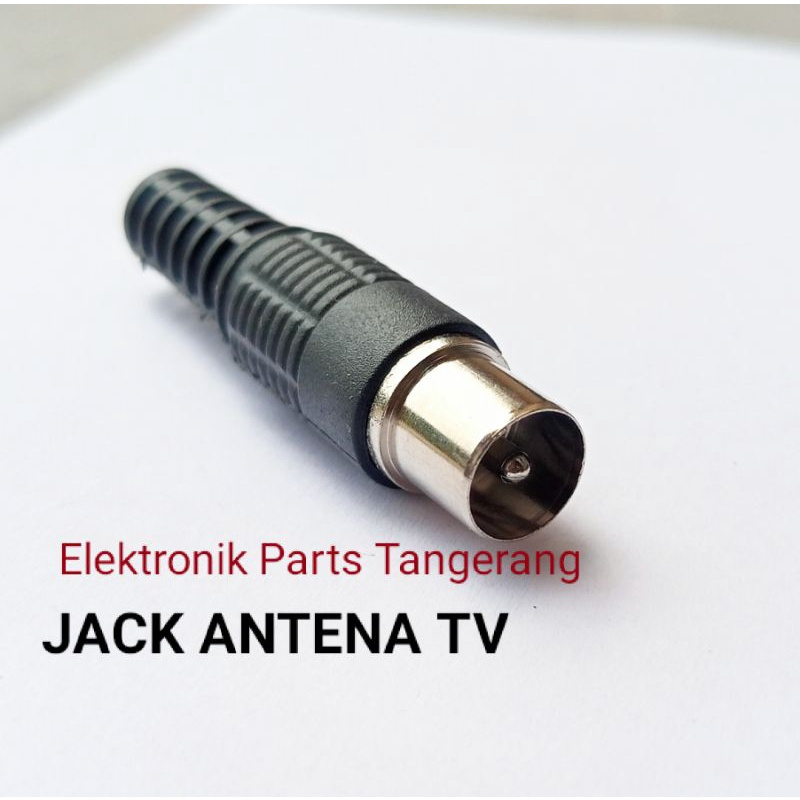 Jual JACK ANTENA TV BUNTUT PVC SOKET ANTENA TV JACK KABEL ANTENA TV ...