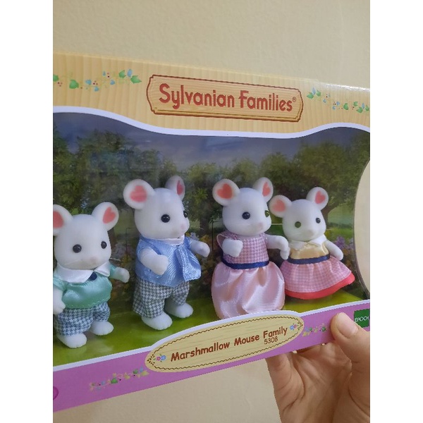 Jual sylvanian marshmallow mouse family | Shopee Indonesia