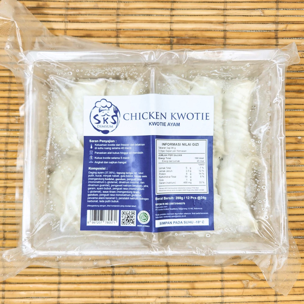 Jual Dimsum Kwotie Ayam SKS Frozen - isi 12pcs | Shopee Indonesia