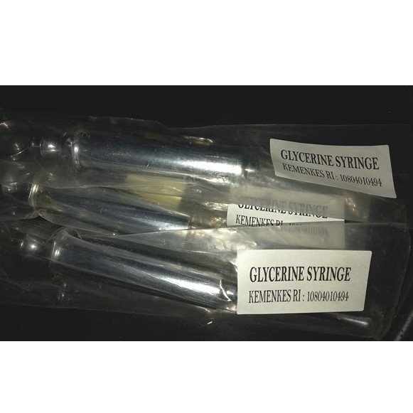Jual Glycerine syringe spuit gliserin stainless 30 cc | Shopee Indonesia