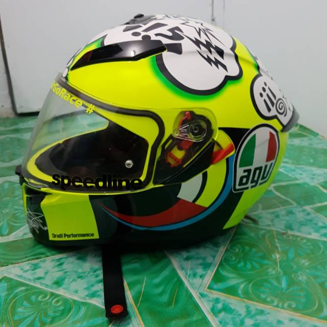 Jual Helm Agv K3SV misano | Shopee Indonesia