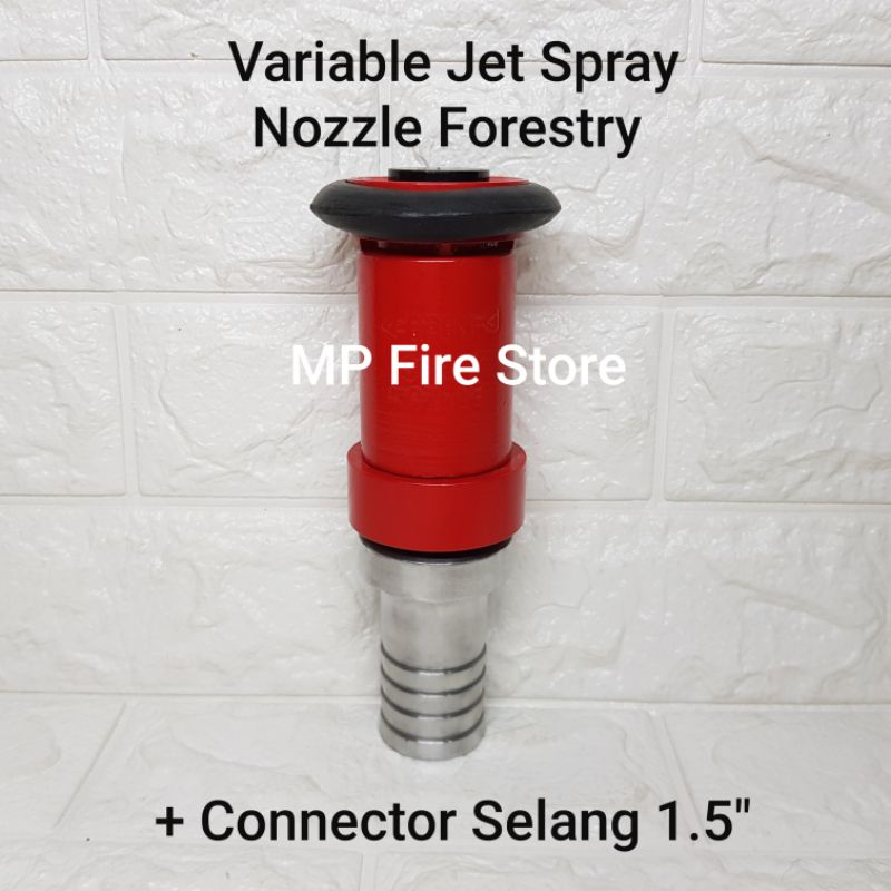 Jual ADJUSTABLE FORESTRY NOZZLE 1.5 in VARIABLE FIRE SPRAY + NEPEL SELANG | Shopee Indonesia