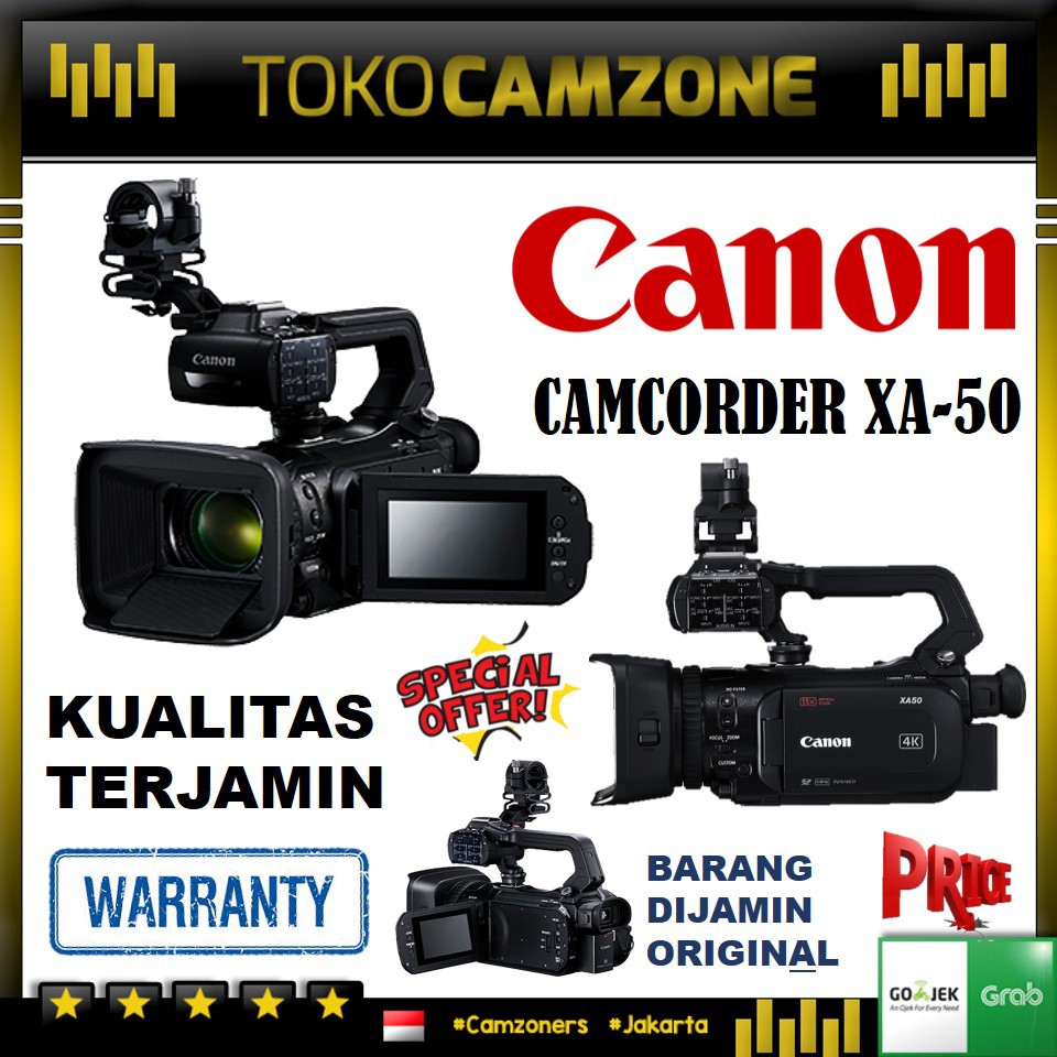 Jual Canon XA50 XA-50 Professional Camcorder 4K - GARANSI RESMI ...