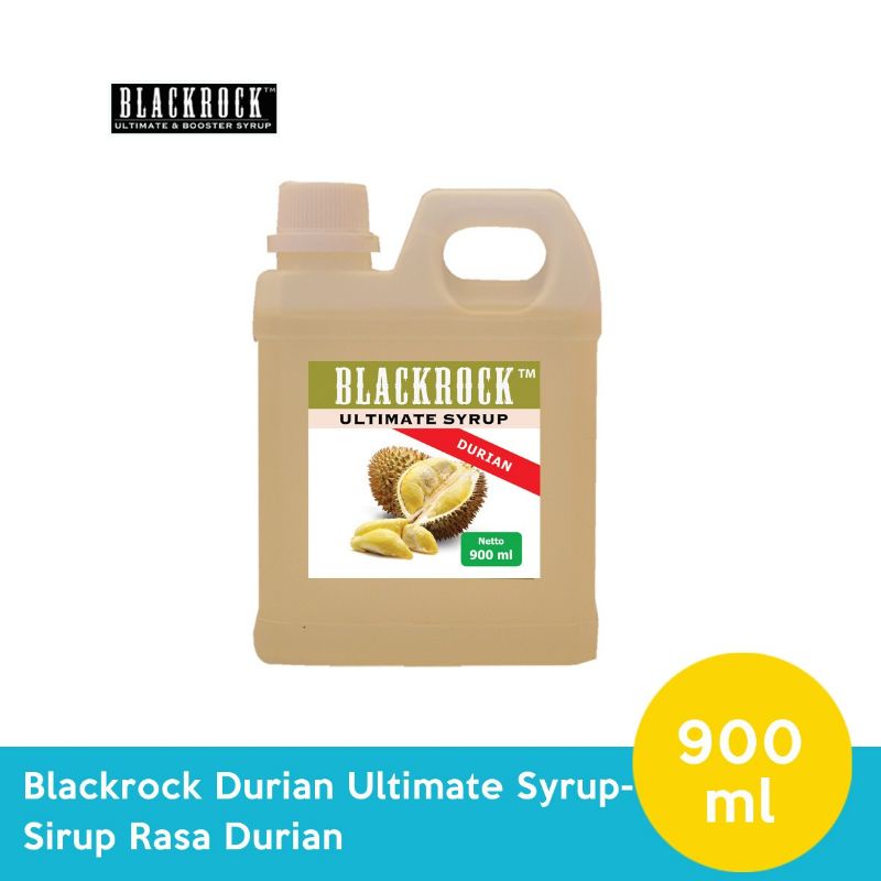 Jual Blackrock Durian Ultimate Syrup 900 ml - sirup rasa durian ...