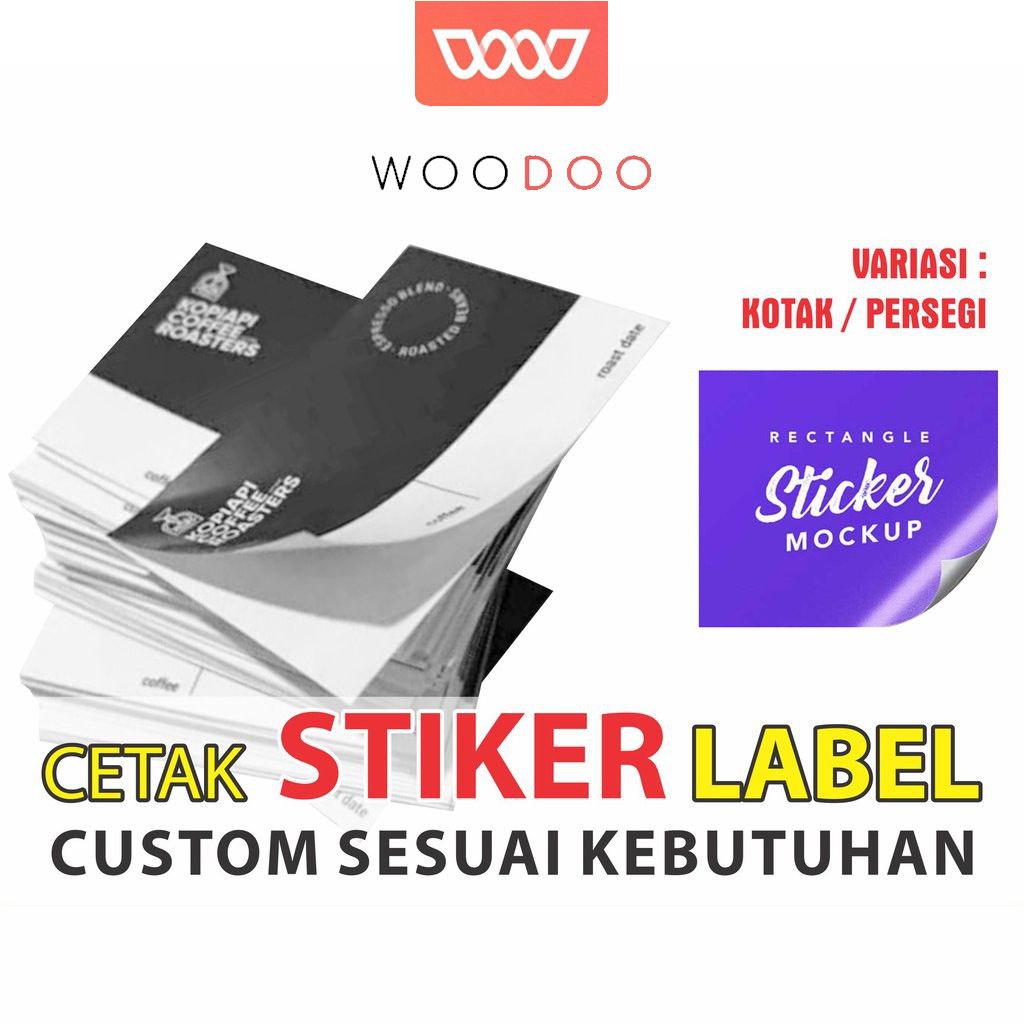 Jual Sticker Stiker Resi Pengiriman Shopee Custom Label Packet Paket ...