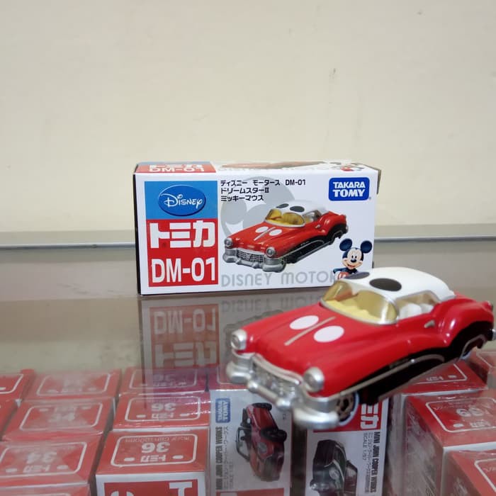 Jual Tomica Disney motors DM-01 Mickey dream star II takara tomy lucu murah | Shopee Indonesia