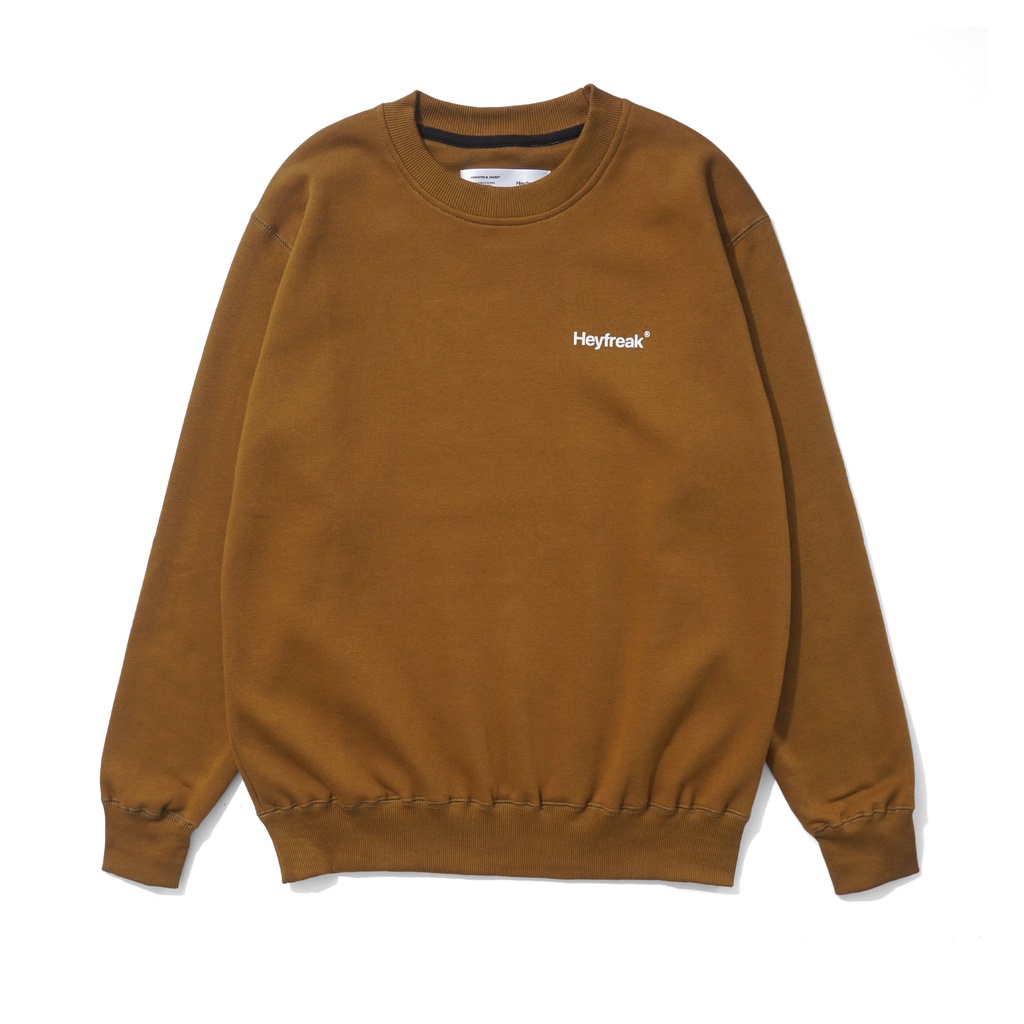 Jual Heyfreak Crewneck Basic Logo Dijon | Shopee Indonesia