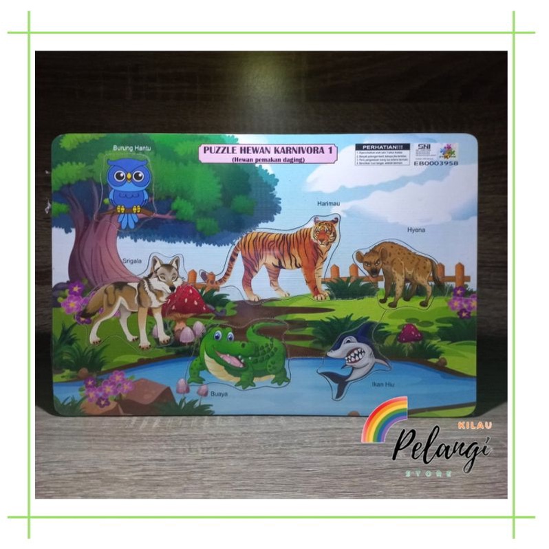 Jual SNI Puzzle Seri Hewan Herbivora Karnivora Omnivora / Puzzle Kayu ... Jual SNI Puzzle Seri Hewan Herbivora Karnivora Omnivora / Puzzle Kayu ...