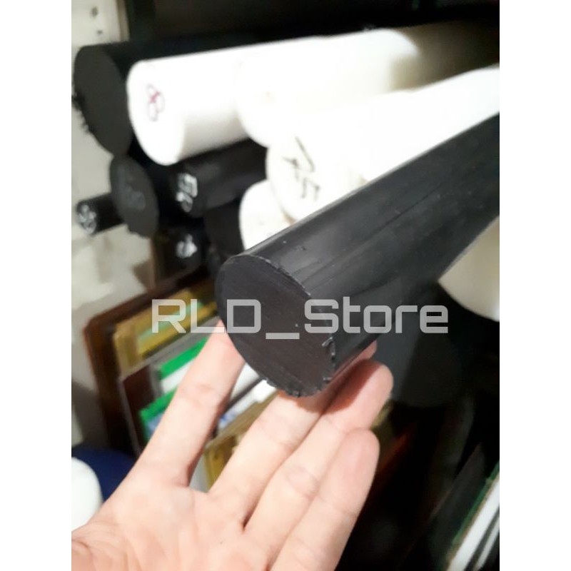 Jual Nylon Hitam Batangan dia. 20mm x 100cm ( Polyethylene / PE Rod ) | Shopee Indonesia