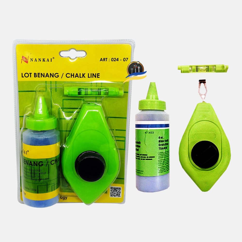 Jual Lot Benang Tinta Nankai 30M Sipatan Tinta Pengukur Lurus Tukang ...
